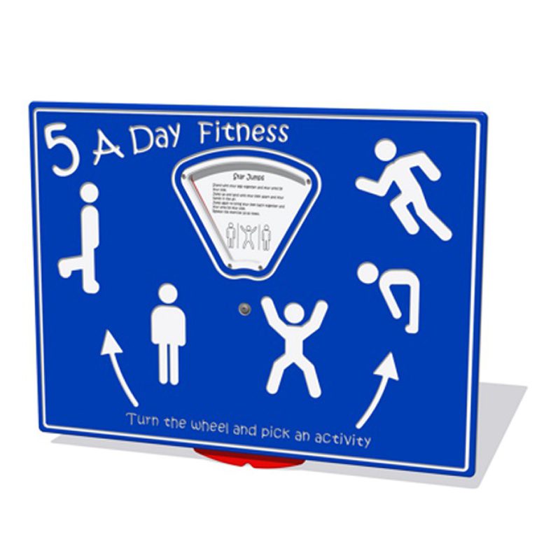 5 A Day Wall Game – Soft Play Fitness Activity Panel for Kids