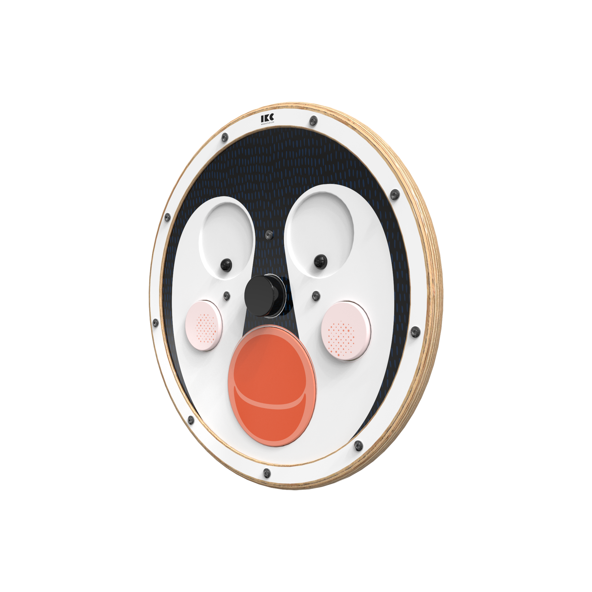 Fun Penguin Play Wheel – Soft Play Spinning Wall Game for Kids